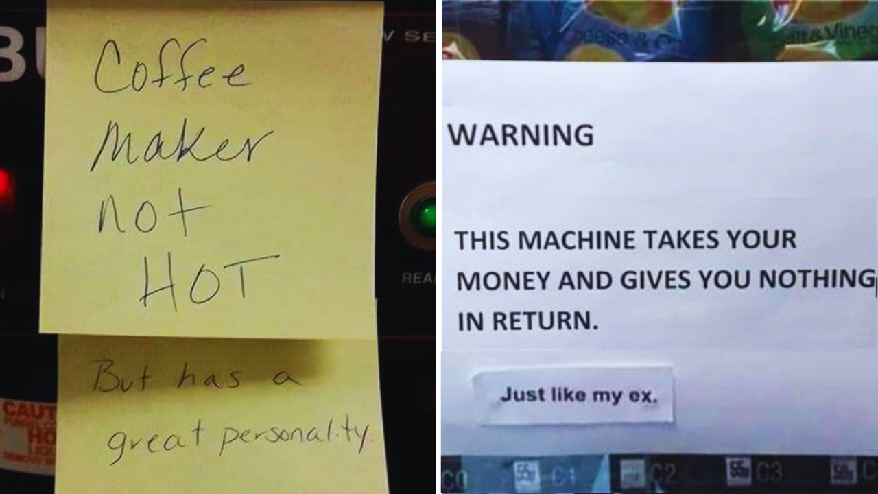 People Actually Left These Hilarious (and Slightly Inappropriate) Notes ...