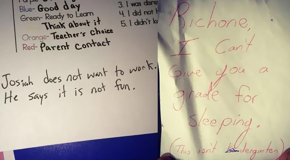 Funny Teacher Notes That Deserve To Be Framed - Kate Knows