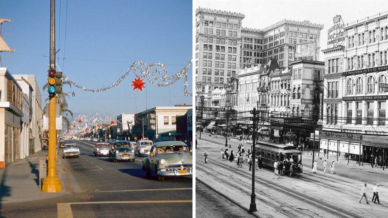 25 Vintage Images That Show How Main Streets Used To Look And Feel ...